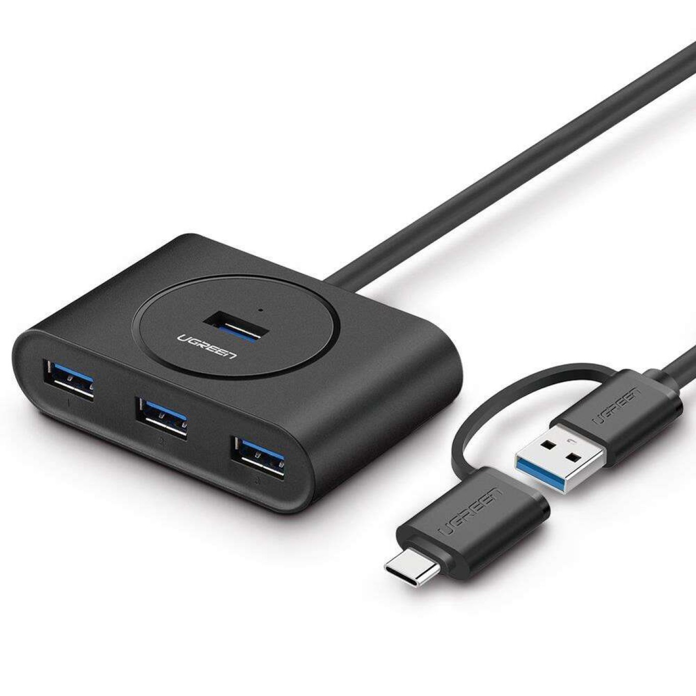 Ugreen Type-C ve USB 3.0 4 Portlu Hub Çoklayıcı Ugreen Type-C ve USB 3.0 4 Portlu Hub Çoklayıcı